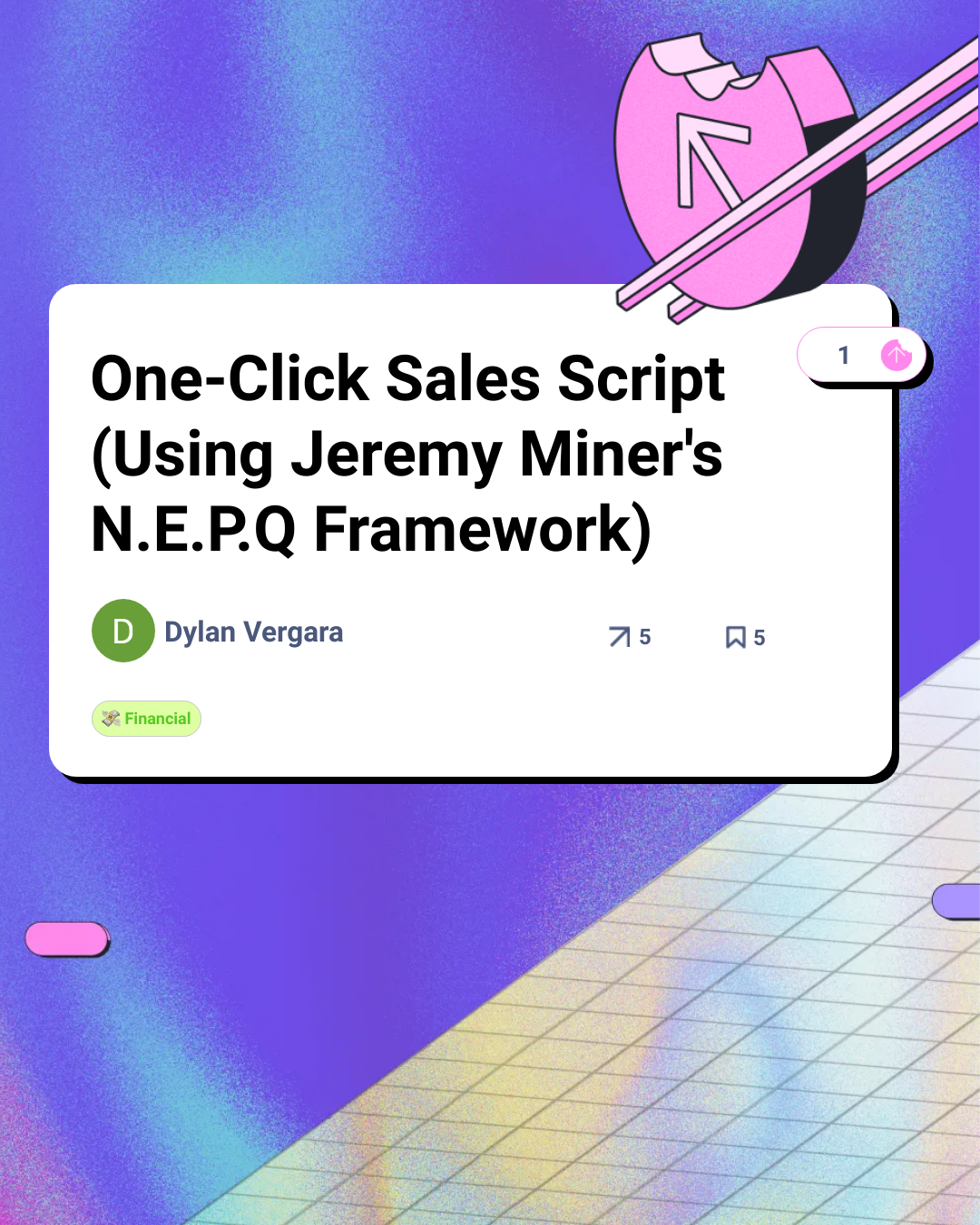 One Click Sales Script Using Jeremy Miners N E P Q Framework Snack Pro