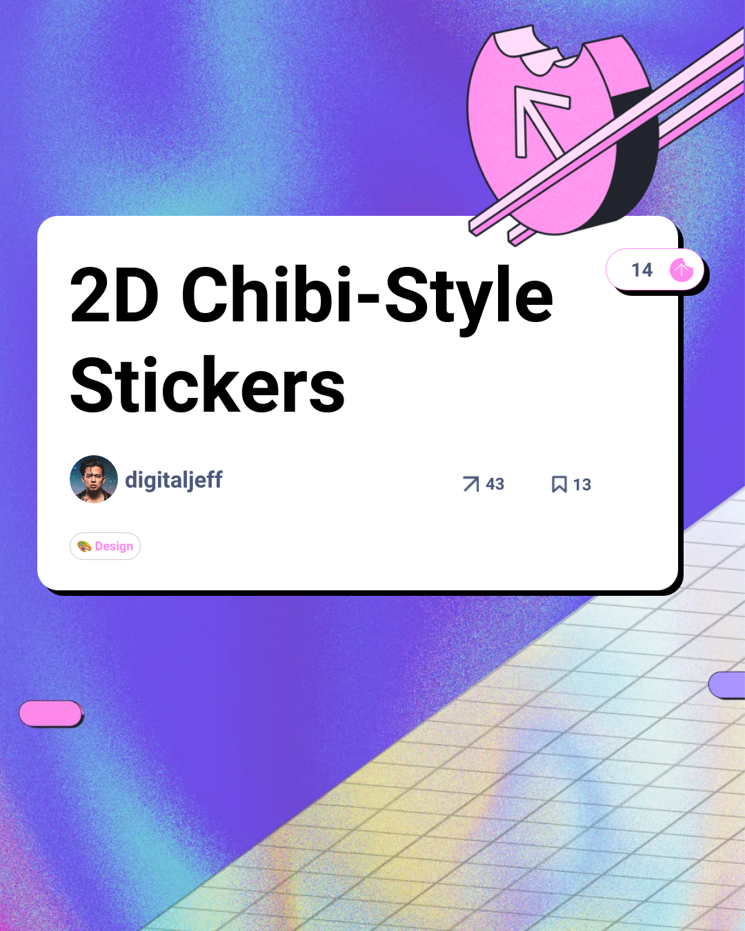 2D Chibi-Style Stickers | Snack Prompt