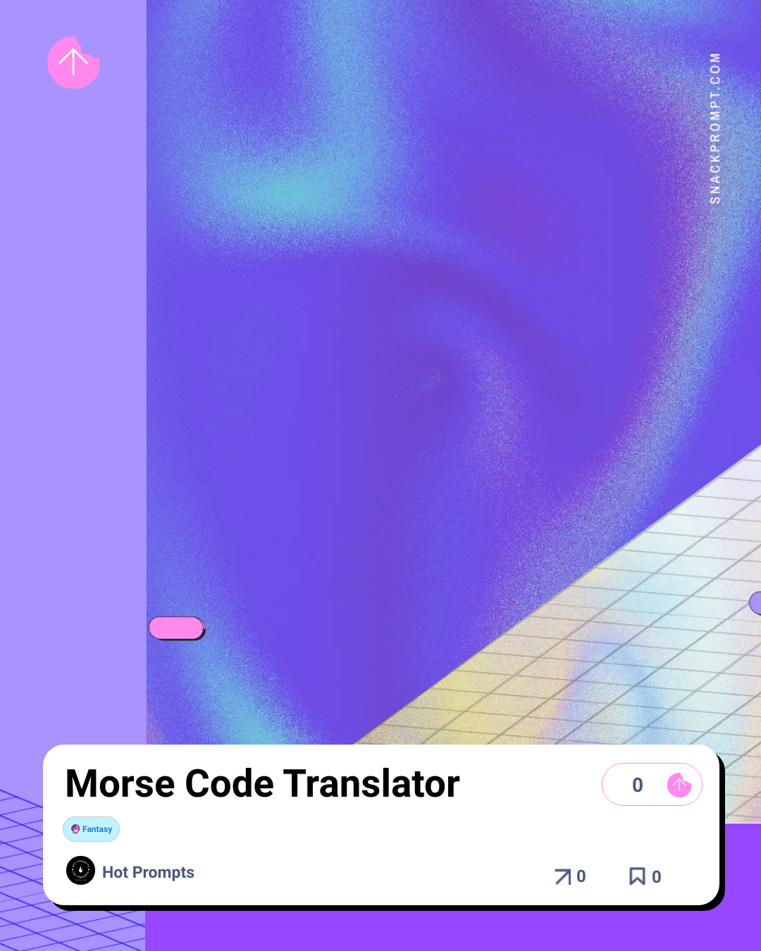 Morse Code Translator | Snack Prompt