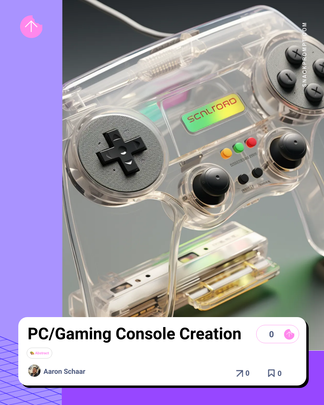 PC/Gaming Console Creation | Snack Prompt