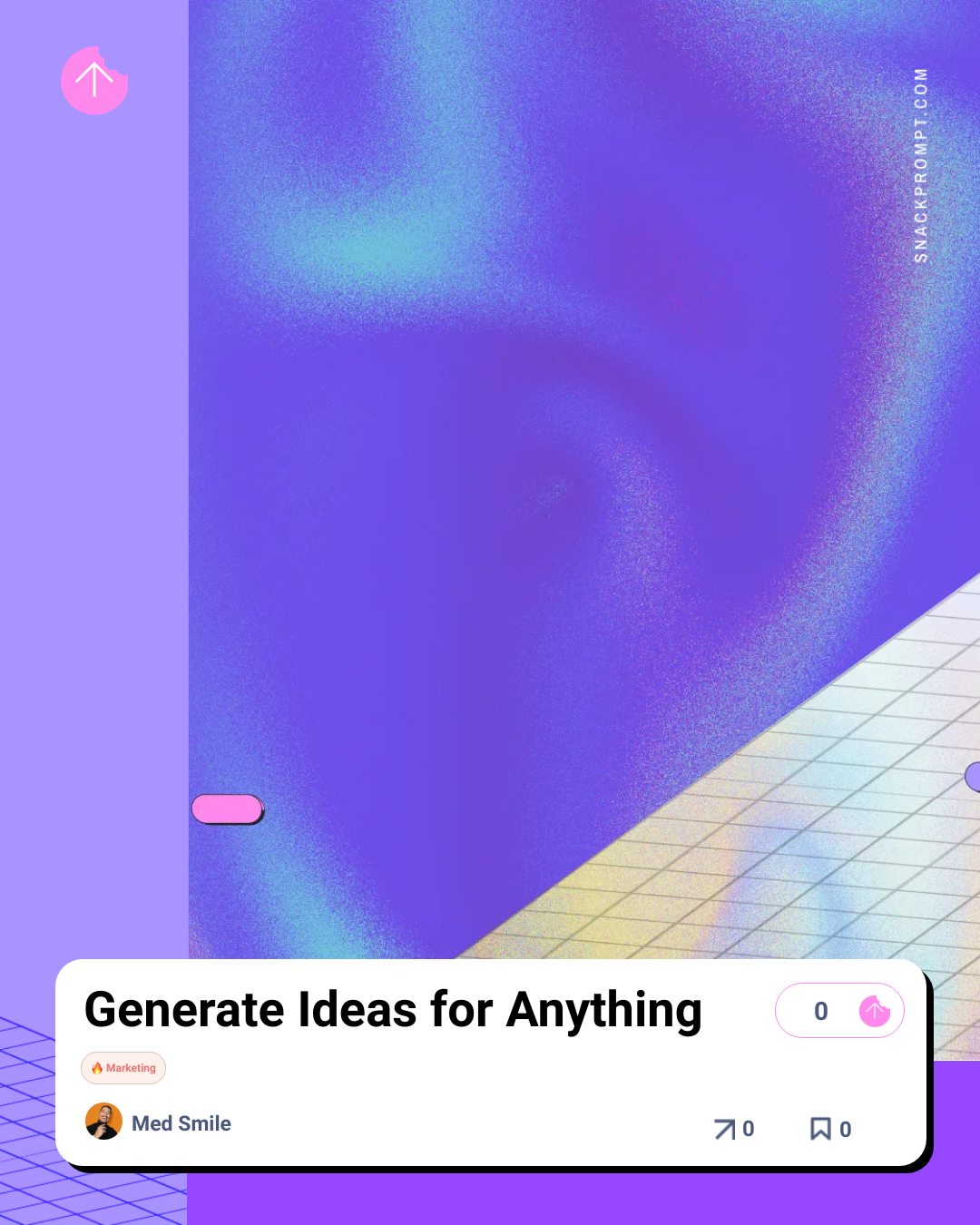 Generate Ideas for Anything | Snack Prompt
