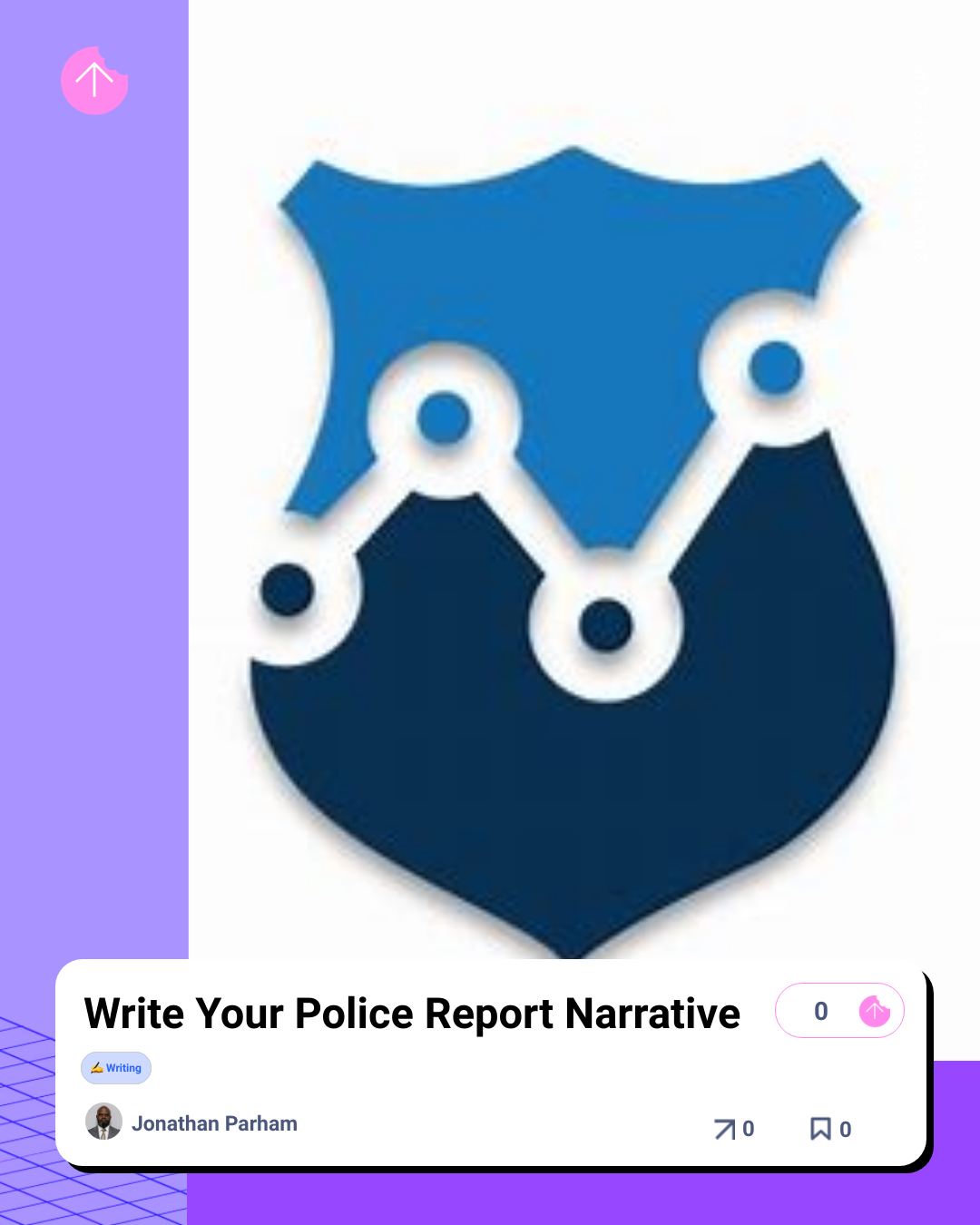 Write Your Police Report Narrative | Snack Prompt
