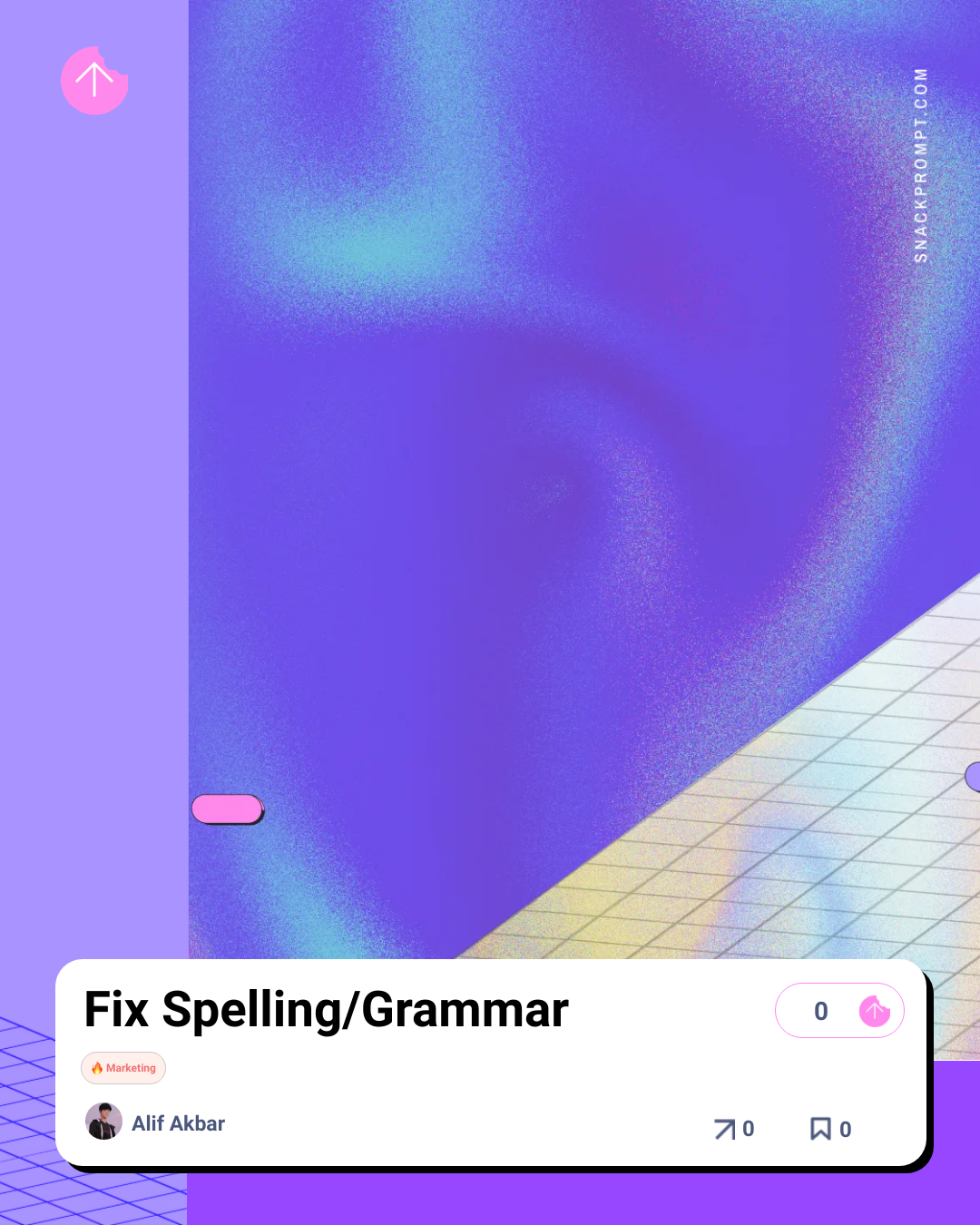 Fix Spelling/Grammar | Snack Prompt