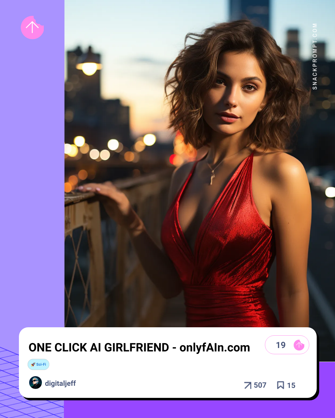 ONE CLICK AI GIRLFRIEND - onlyfAIn.com | Snack Prompt