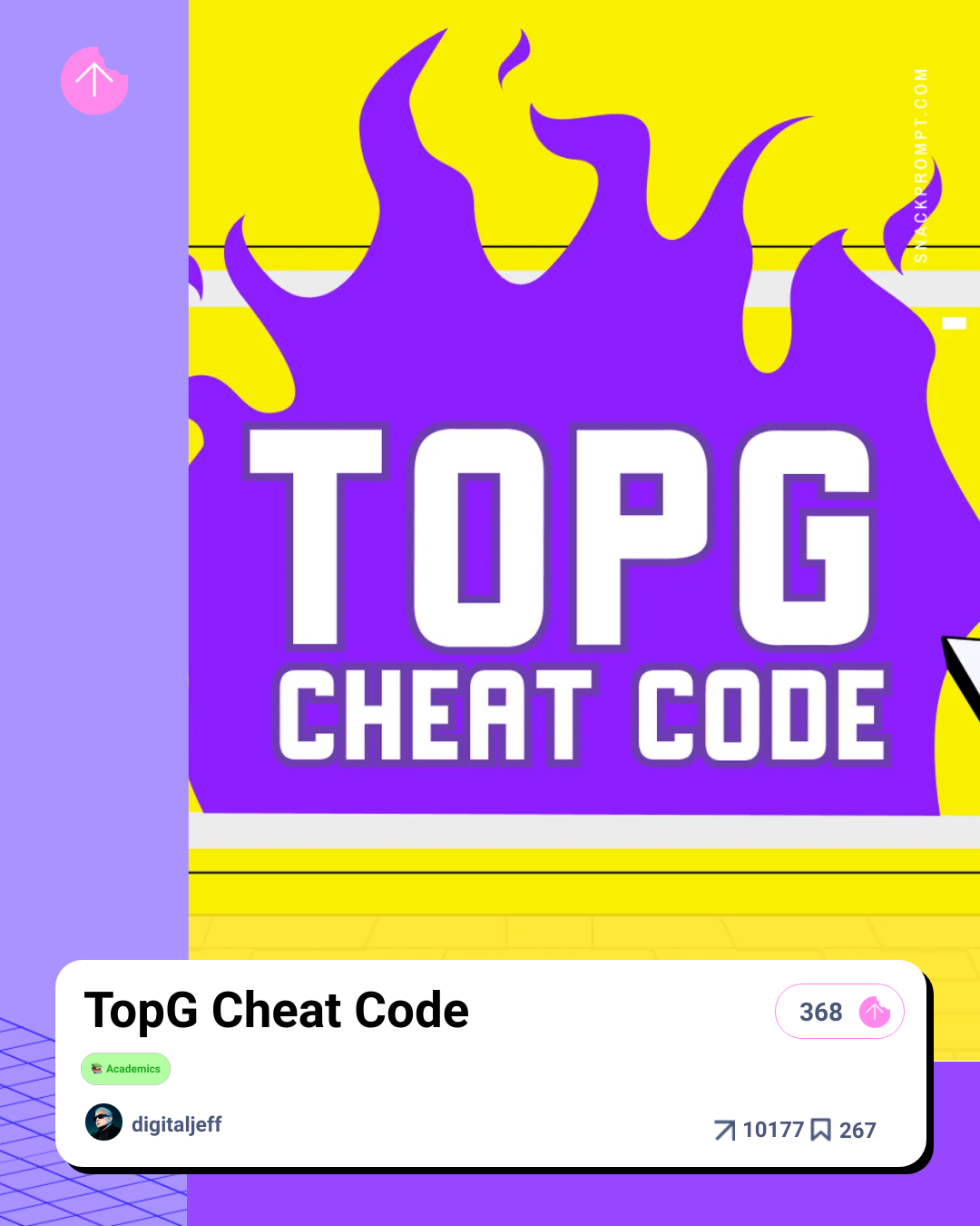 TopG Cheat Code | Snack Prompt