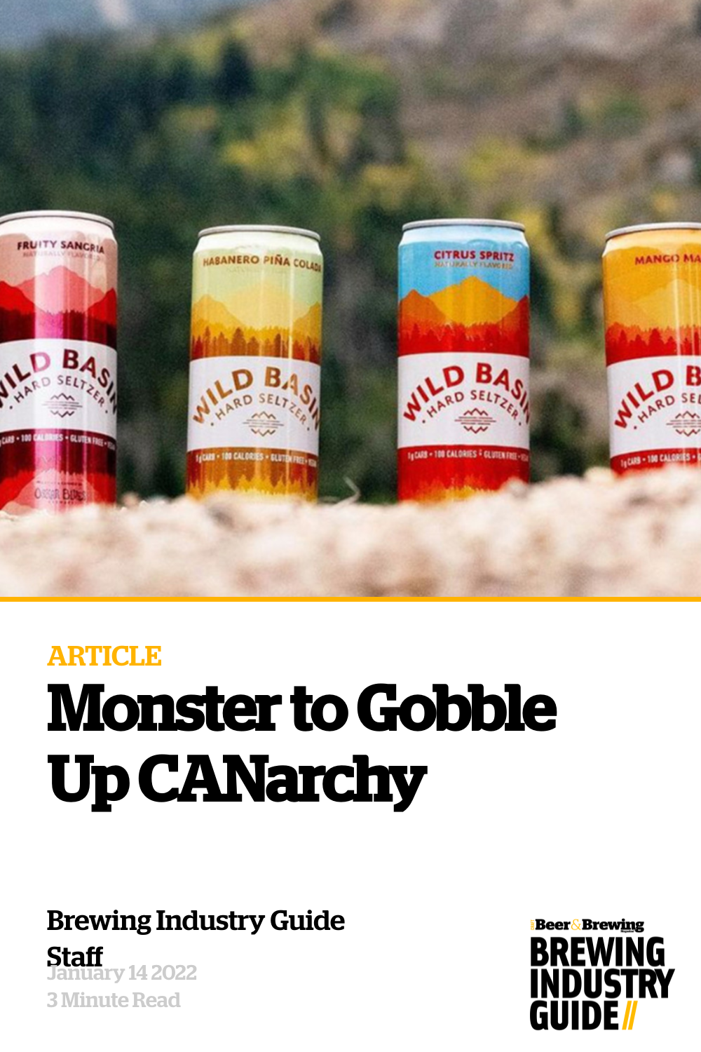 Monster to Gobble Up CANarchy | Brewing Industry Guide