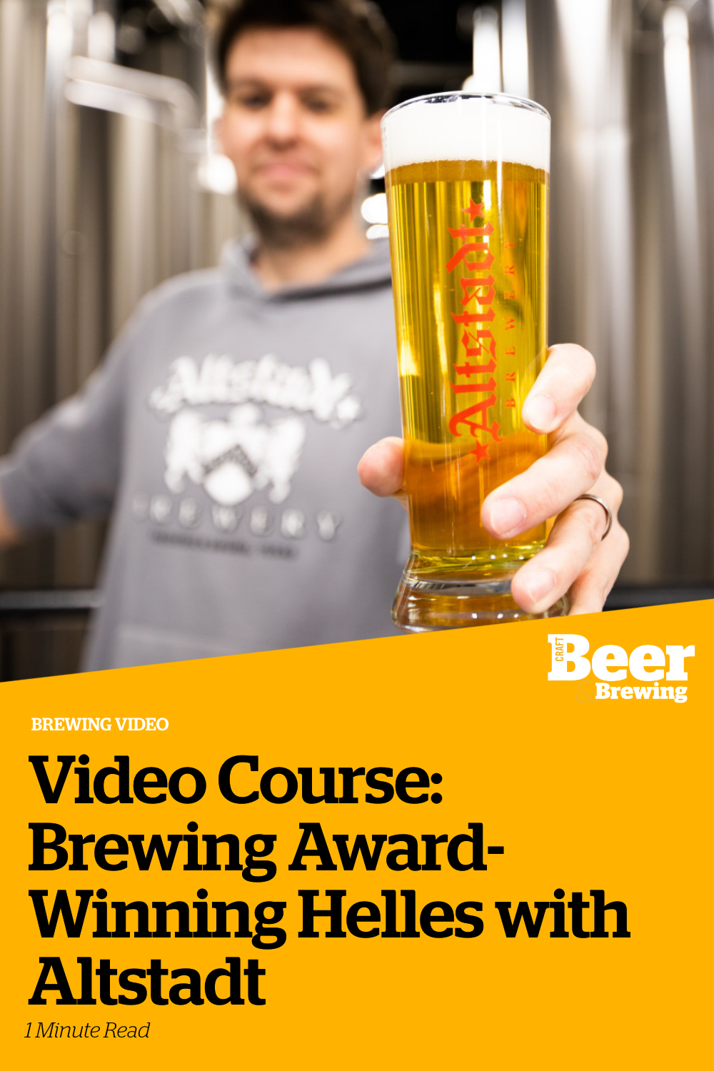 Video Course: Brewing Award-Winning Helles with Altstadt | Craft Beer ...