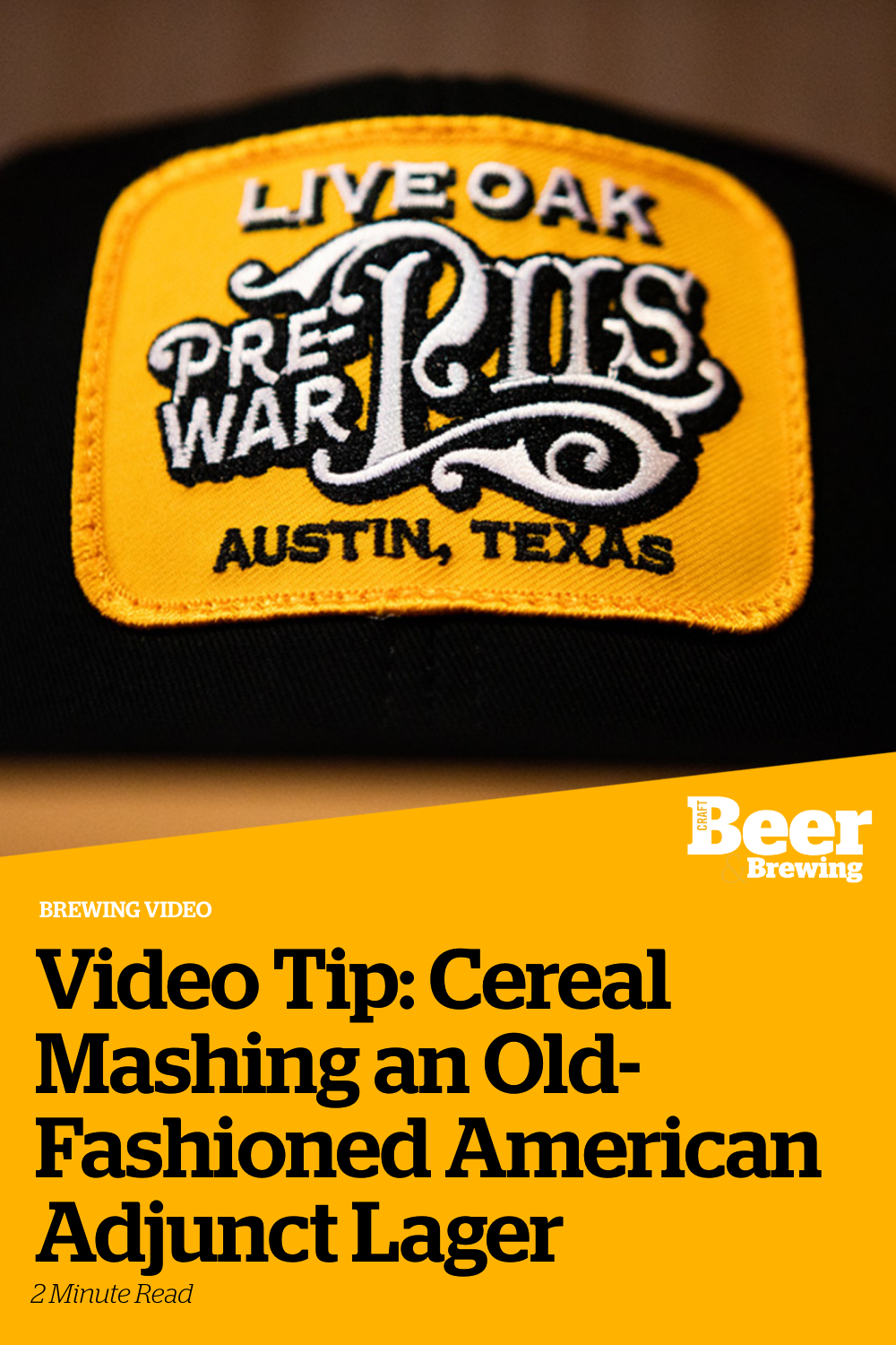 Video Tip: Cereal Mashing an Old-Fashioned American Adjunct Lager ...