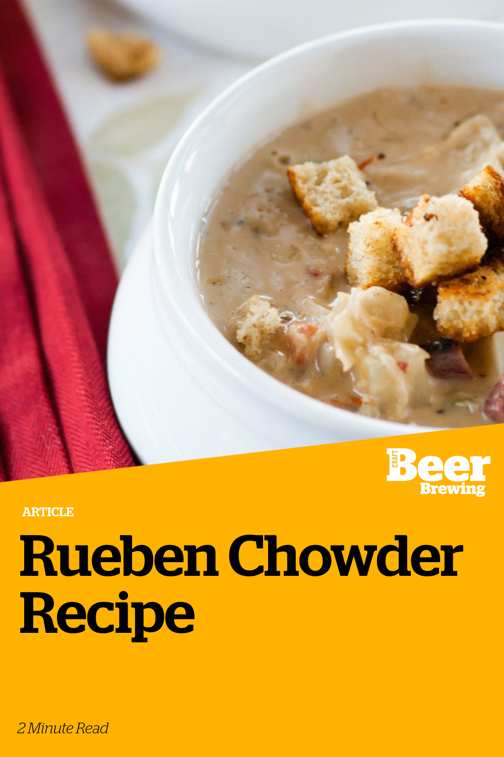 Rueben Chowder Recipe | Craft Beer & Brewing