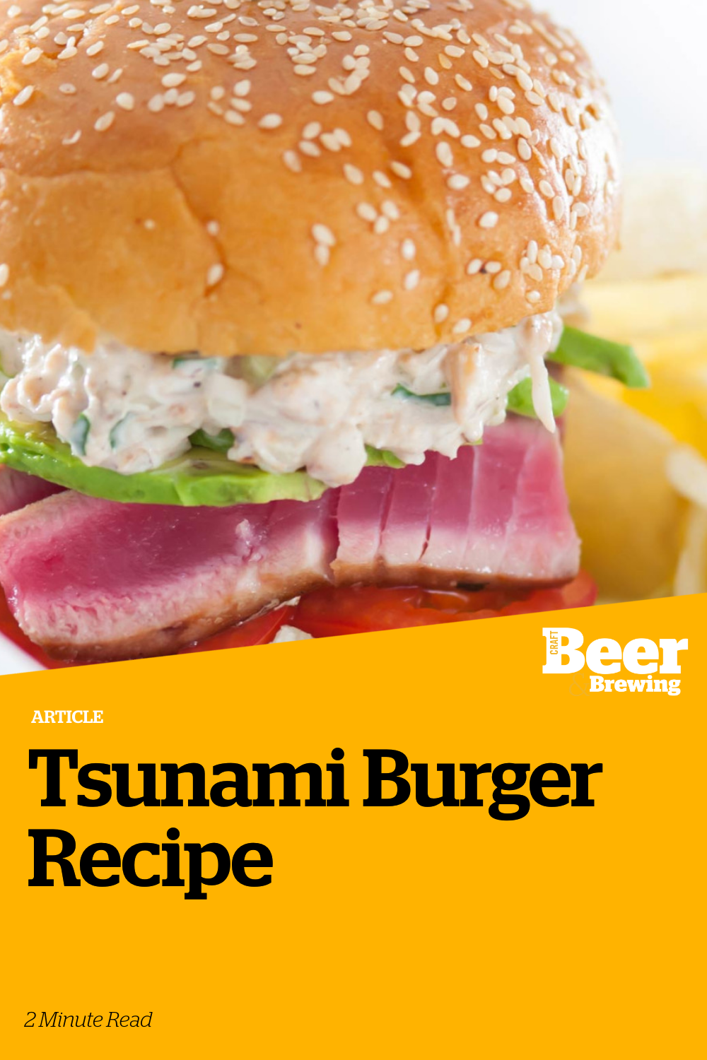 Tsunami Burger Recipe | Craft Beer & Brewing
