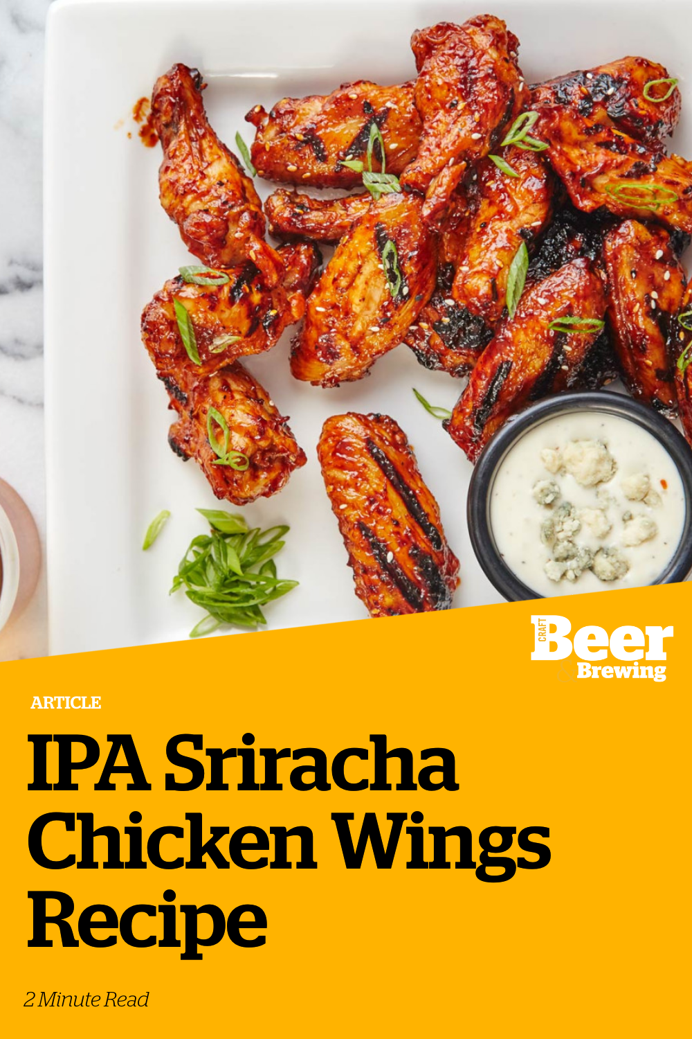 IPA Sriracha Chicken Wings Recipe | Craft Beer & Brewing