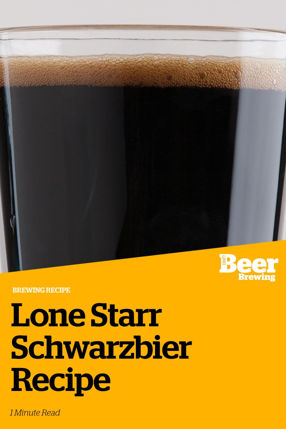 Lone Starr Schwarzbier Recipe | Craft Beer & Brewing