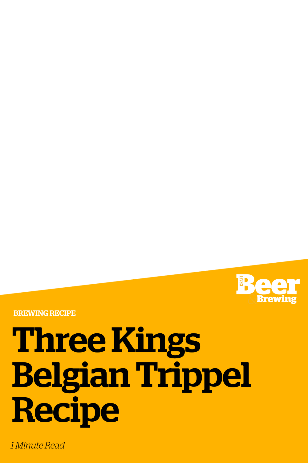 Three Kings Belgian Trippel Recipe | Craft Beer & Brewing