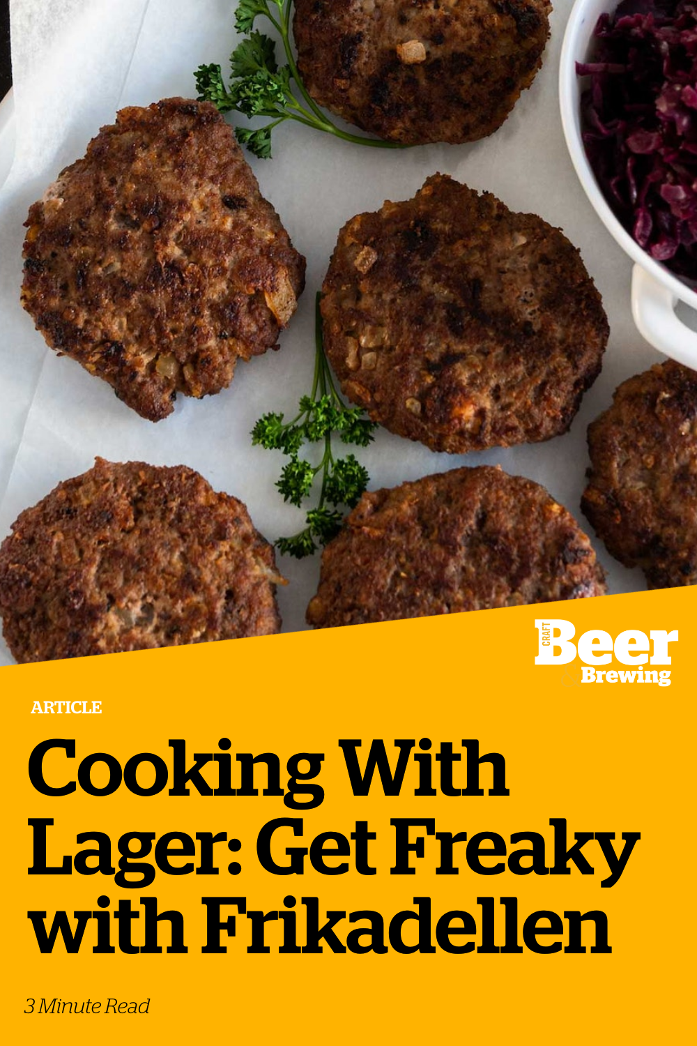 Cooking With Lager: Get Freaky with Frikadellen | Craft Beer & Brewing