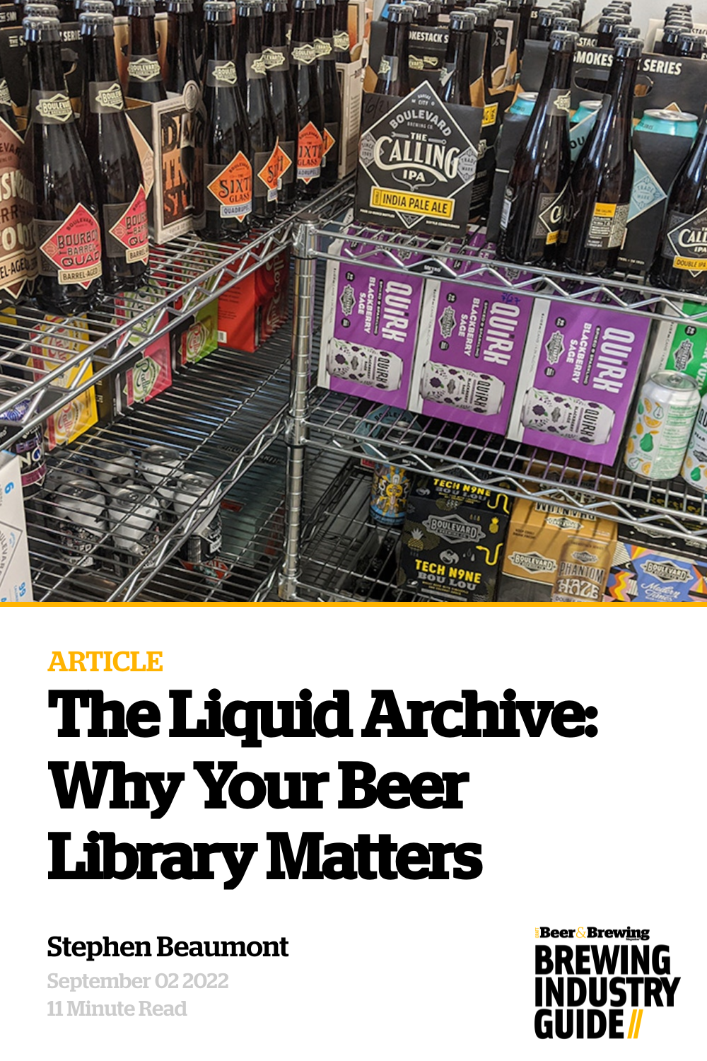 The Liquid Archive: Why Your Beer Library Matters | Brewing Industry Guide