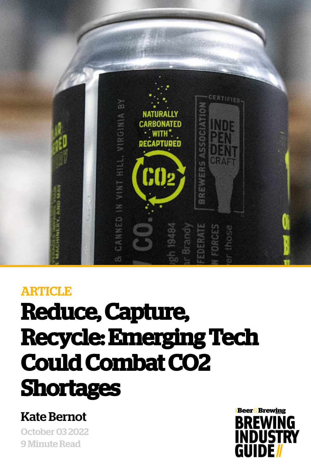 Reduce, Capture, Recycle: Emerging Tech Could Combat CO2 Shortages ...