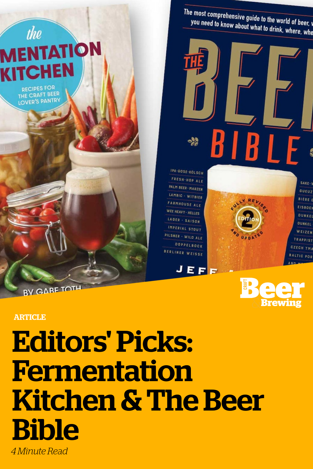 Editors' Picks: Fermentation Kitchen & The Beer Bible | Craft Beer ...