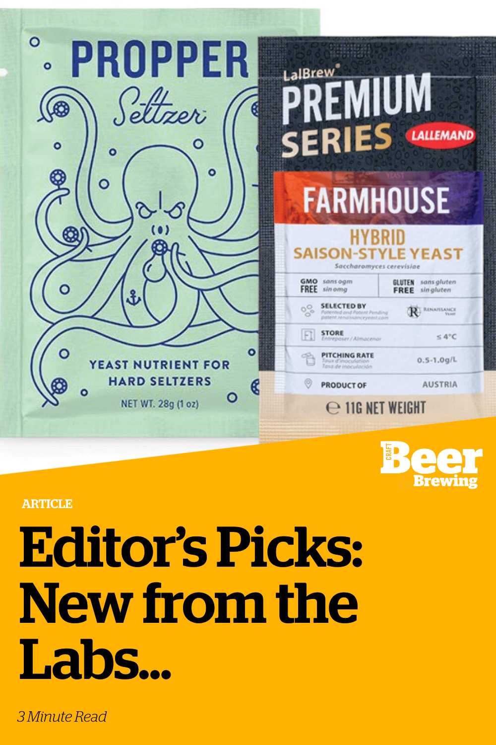 Editor’s Picks: New from the Labs… | Craft Beer & Brewing