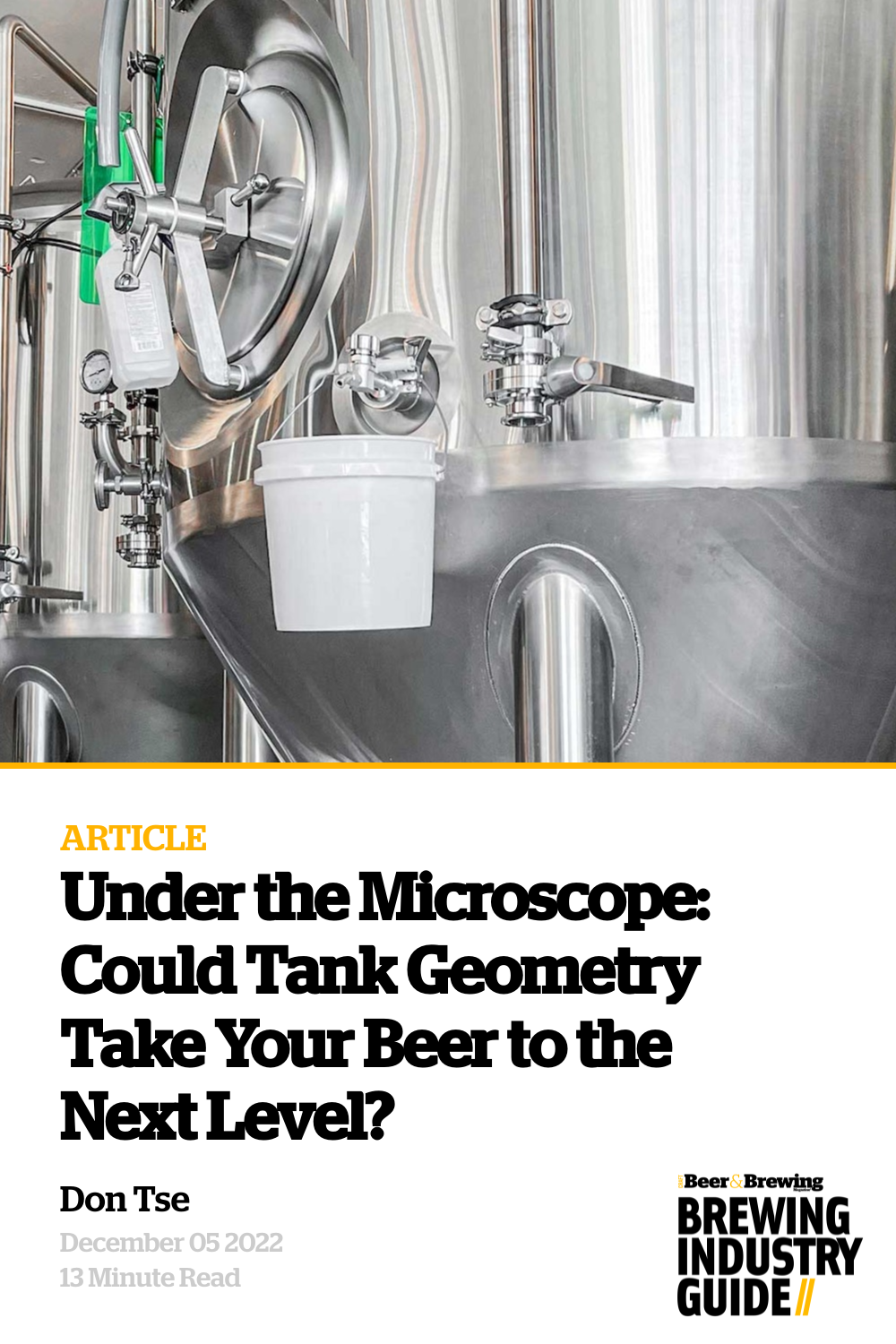 Under the Microscope: Could Tank Geometry Take Your Beer to the Next ...
