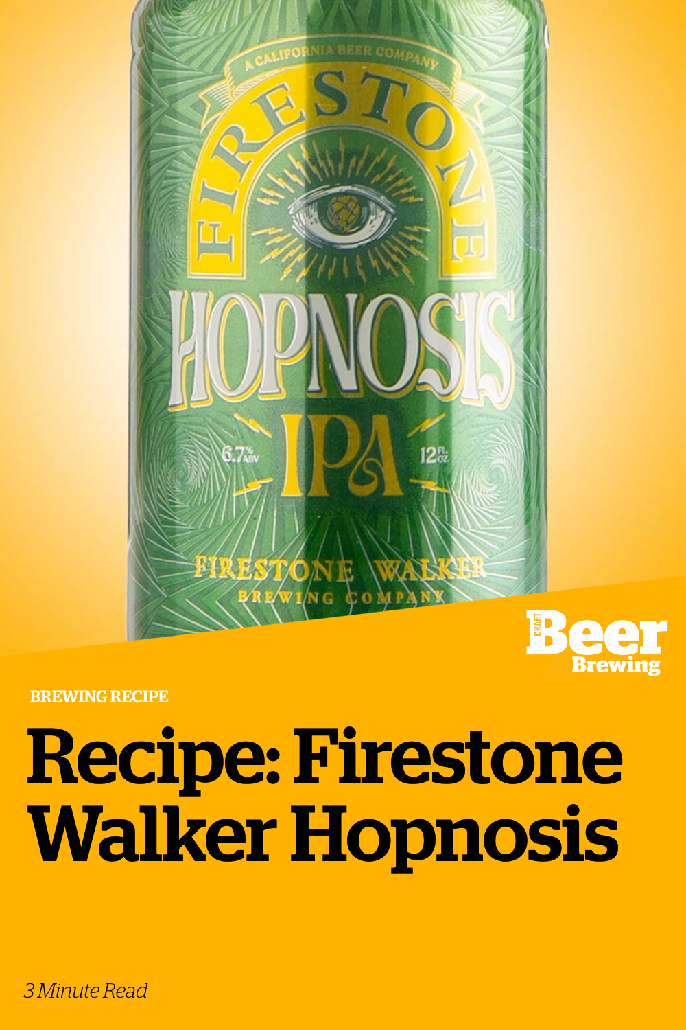 Recipe: Firestone Walker Hopnosis | Craft Beer & Brewing Recipe: Firestone Walker Hopnosis | Craft Beer & Brewing