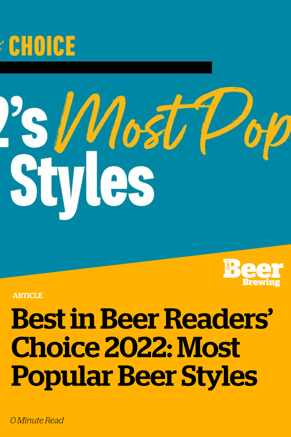 Best in Beer Readers’ Choice 2022: Most Popular Beer Styles | Craft ...