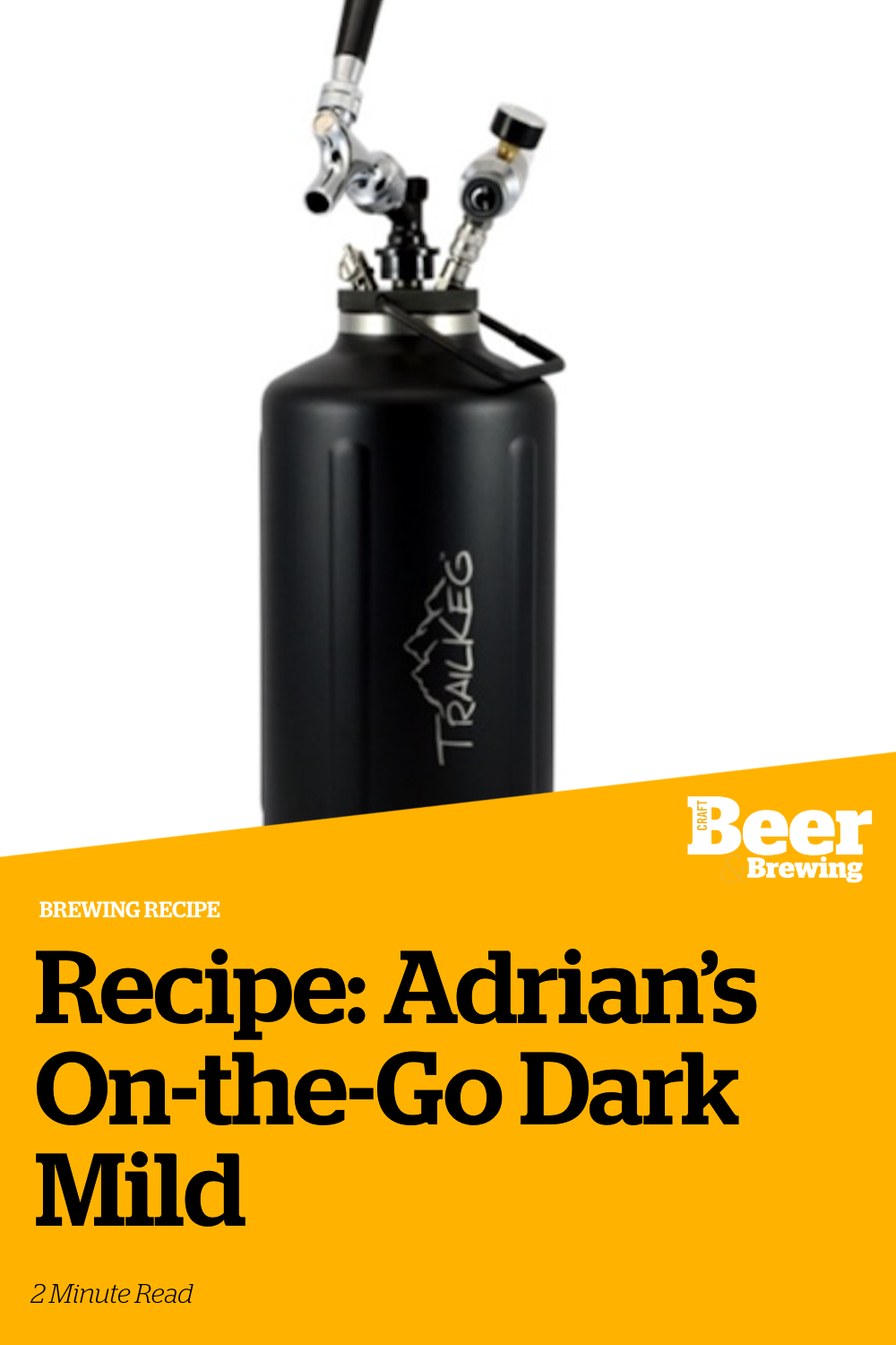 Recipe: Adrian’s On-the-Go Dark Mild | Craft Beer & Brewing