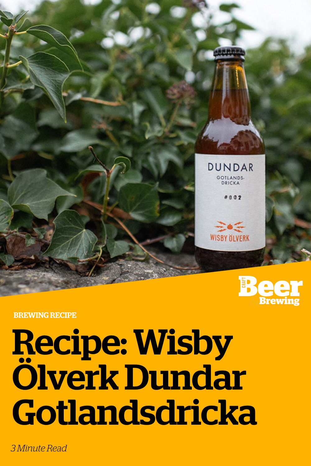 Recipe: Wisby Ölverk Dundar Gotlandsdricka | Craft Beer & Brewing