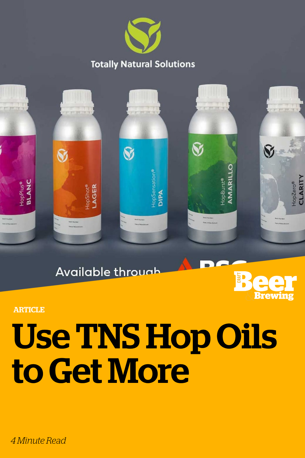 Use TNS Hop Oils to Get More | Craft Beer & Brewing