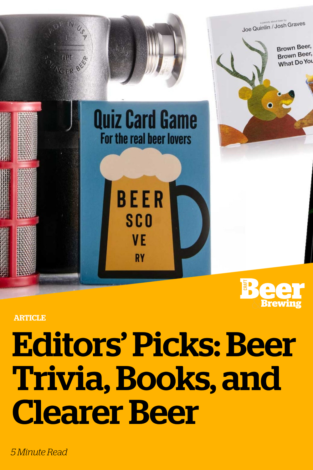 Editors’ Picks: Beer Trivia, Books, and Clearer Beer | Craft Beer & Brewing