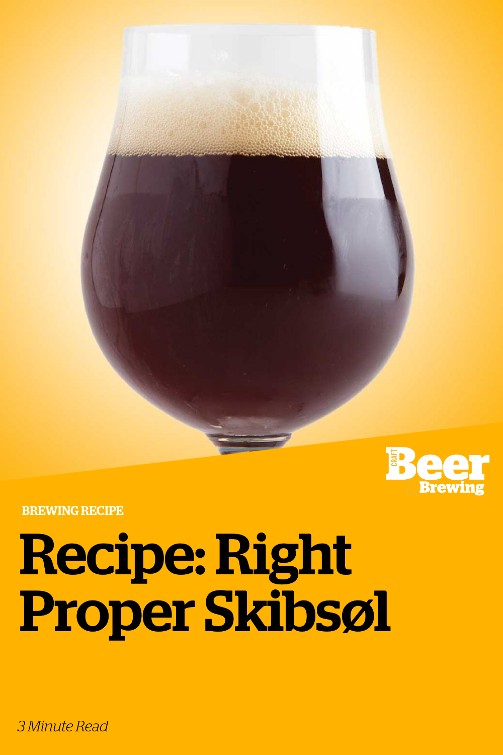 Recipe: Right Proper Skibsøl | Craft Beer & Brewing