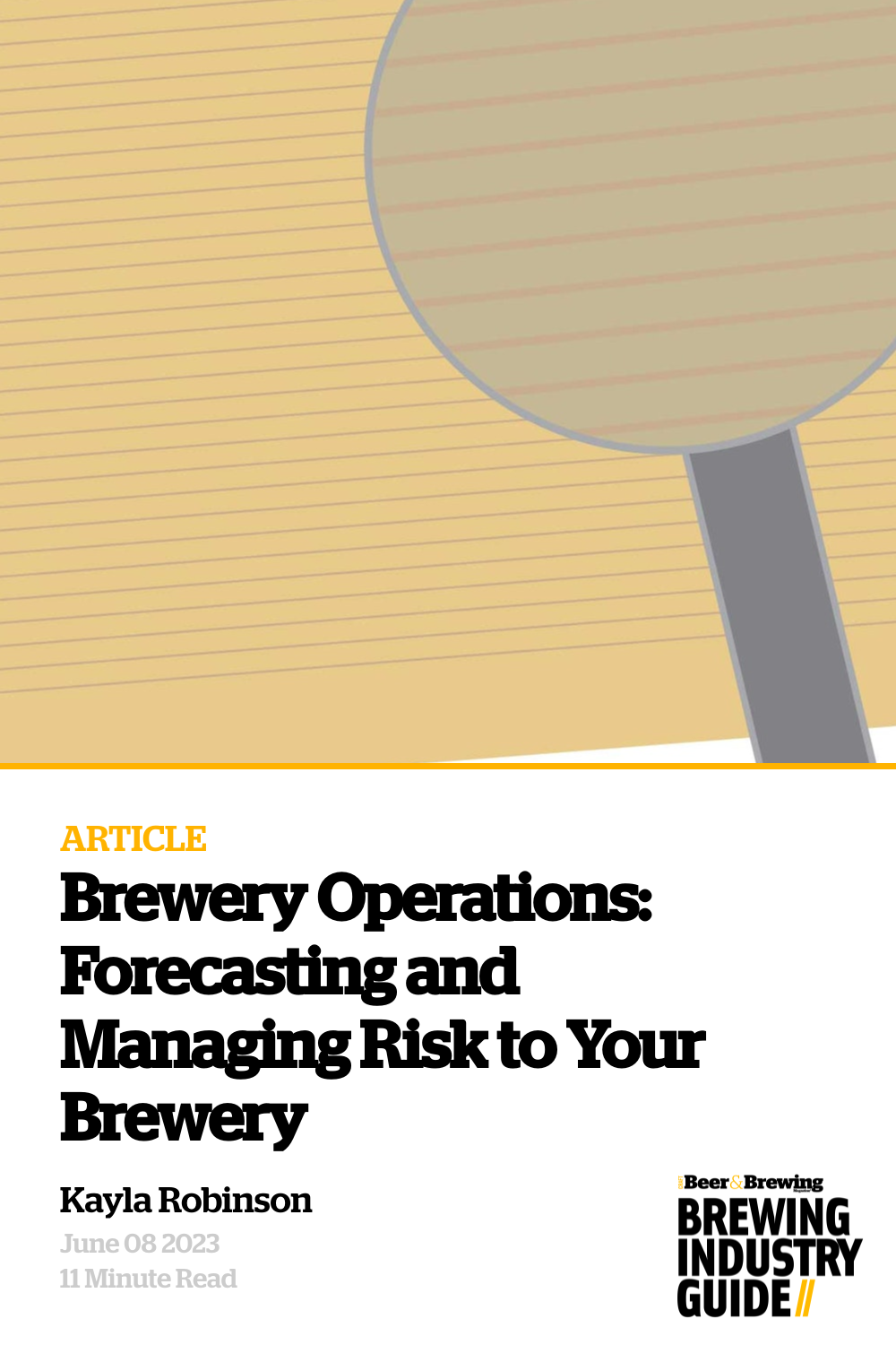 Brewery Operations: Forecasting and Managing Risk to Your Brewery ...