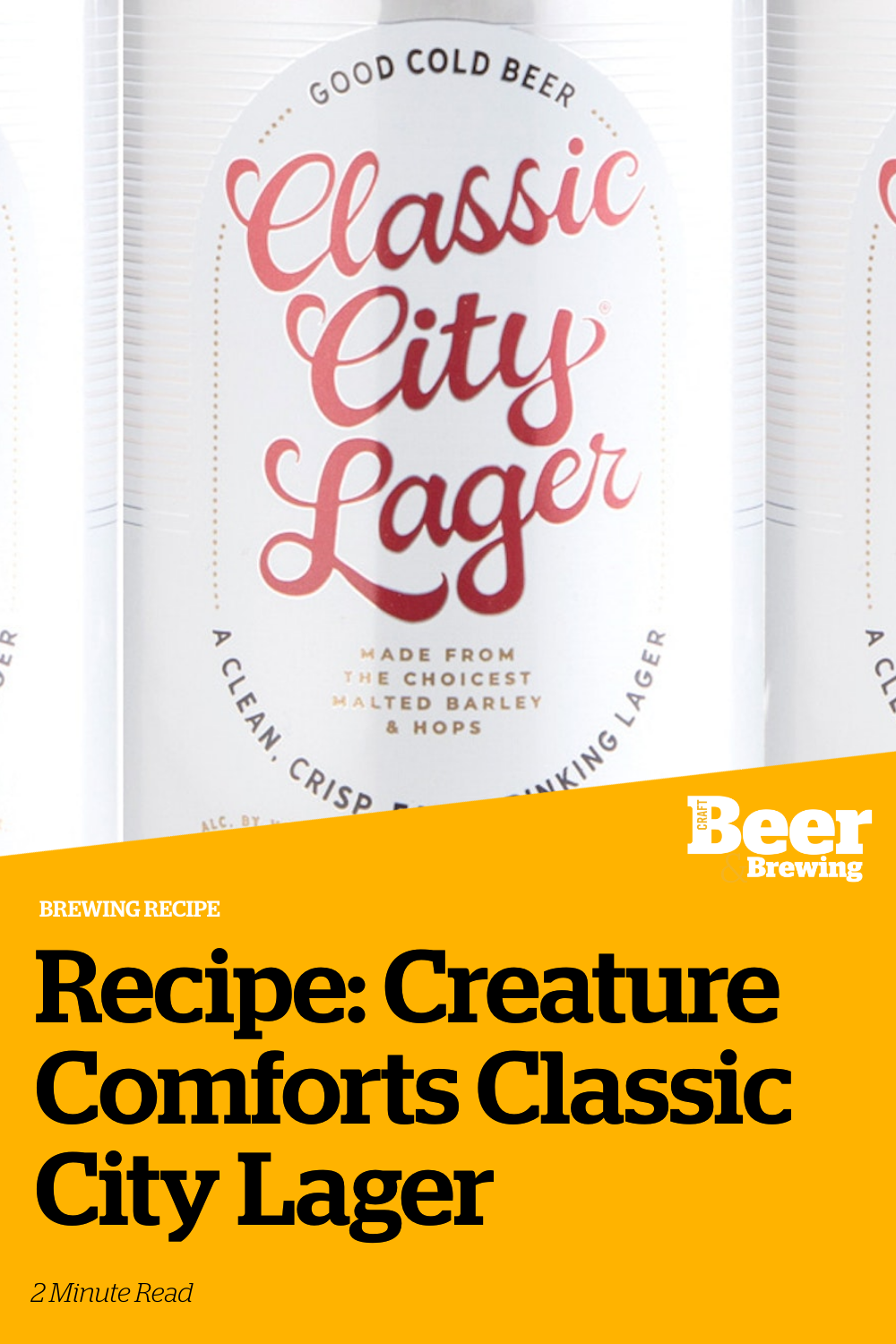 Recipe: Creature Comforts Classic City Lager | Craft Beer & Brewing
