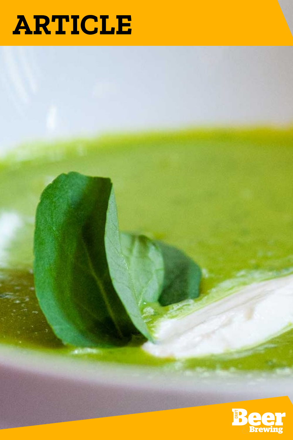 Cooking with IPA: English Pea, Watercress, and Mint Soup | Craft Beer ...