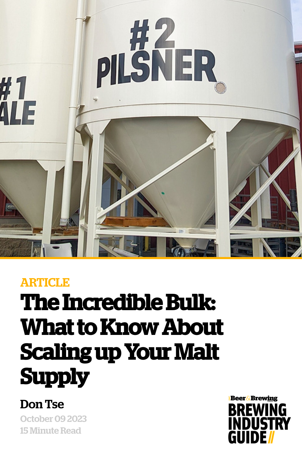 The Incredible Bulk: What to Know About Scaling up Your Malt Supply ...