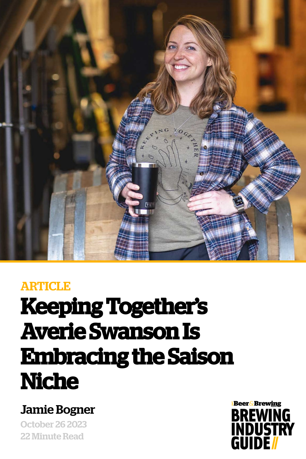 Keeping Together’s Averie Swanson Is Embracing the Saison Niche ...