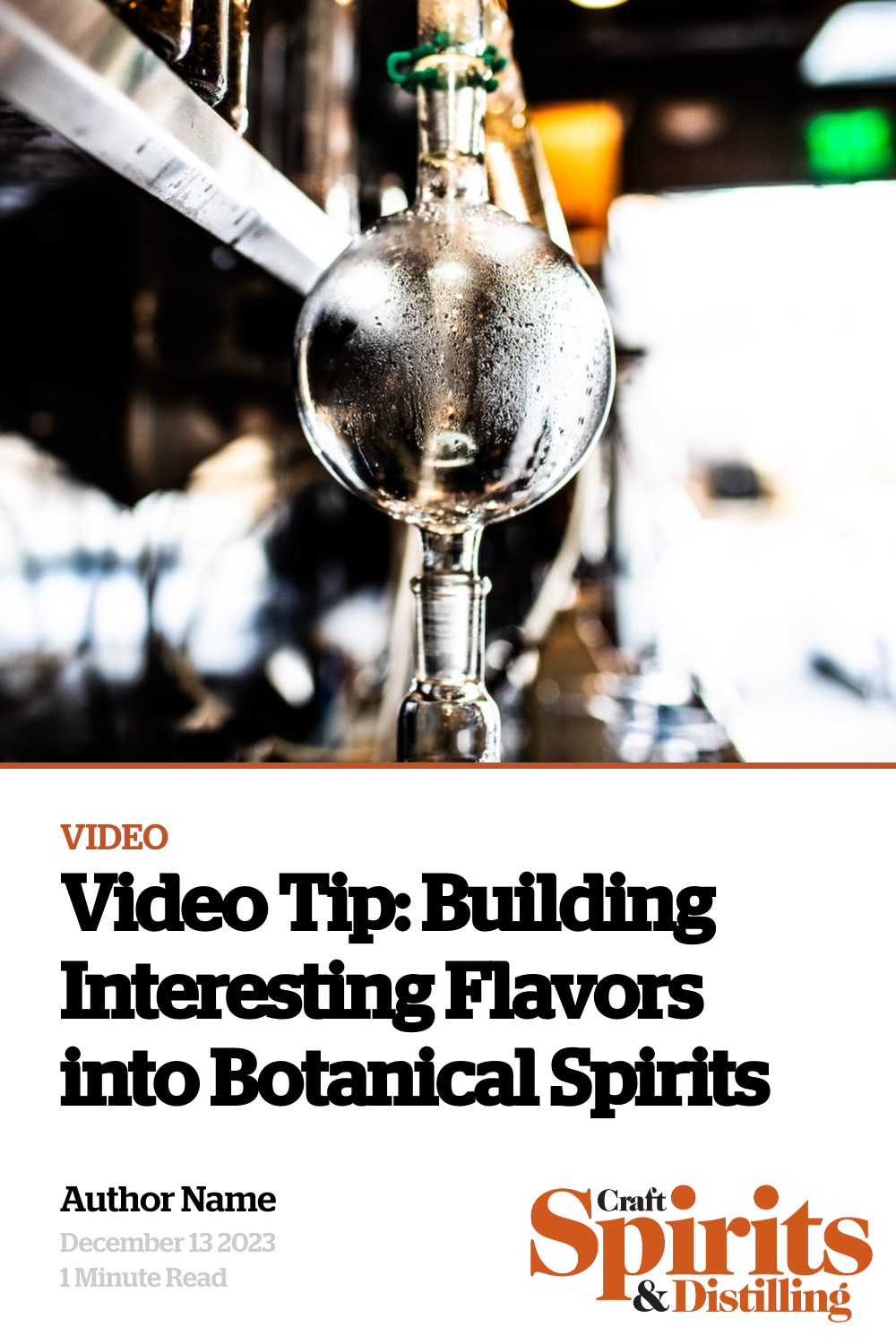 Video Tip: Building Interesting Flavors into Botanical Spirits ...