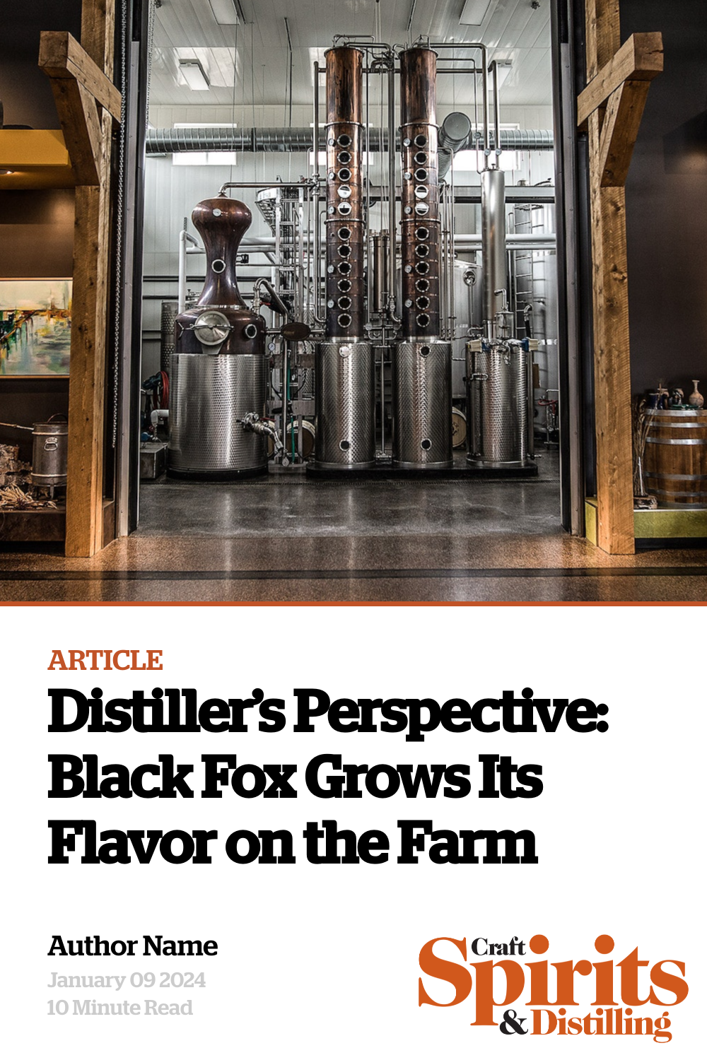 Distiller’s Perspective: Black Fox Grows Its Flavor on the Farm ...