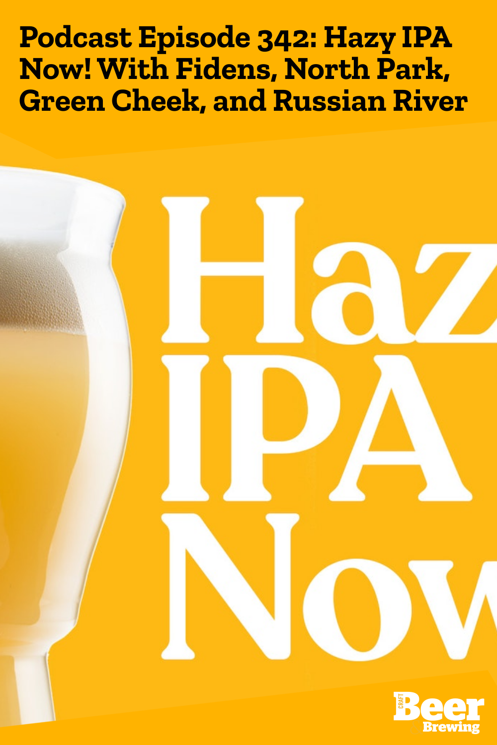 Podcast Episode 342: Hazy IPA Now! With Fidens, North Park, Green Cheek ...