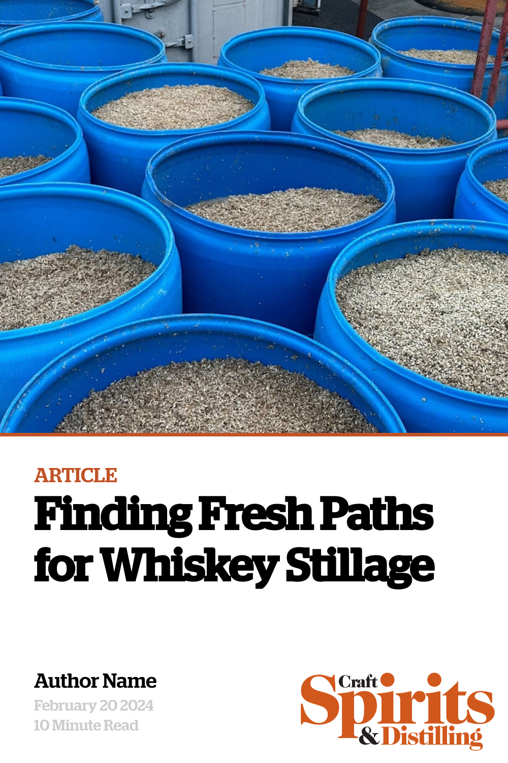Finding Fresh Paths for Whiskey Stillage | Spirits & Distilling
