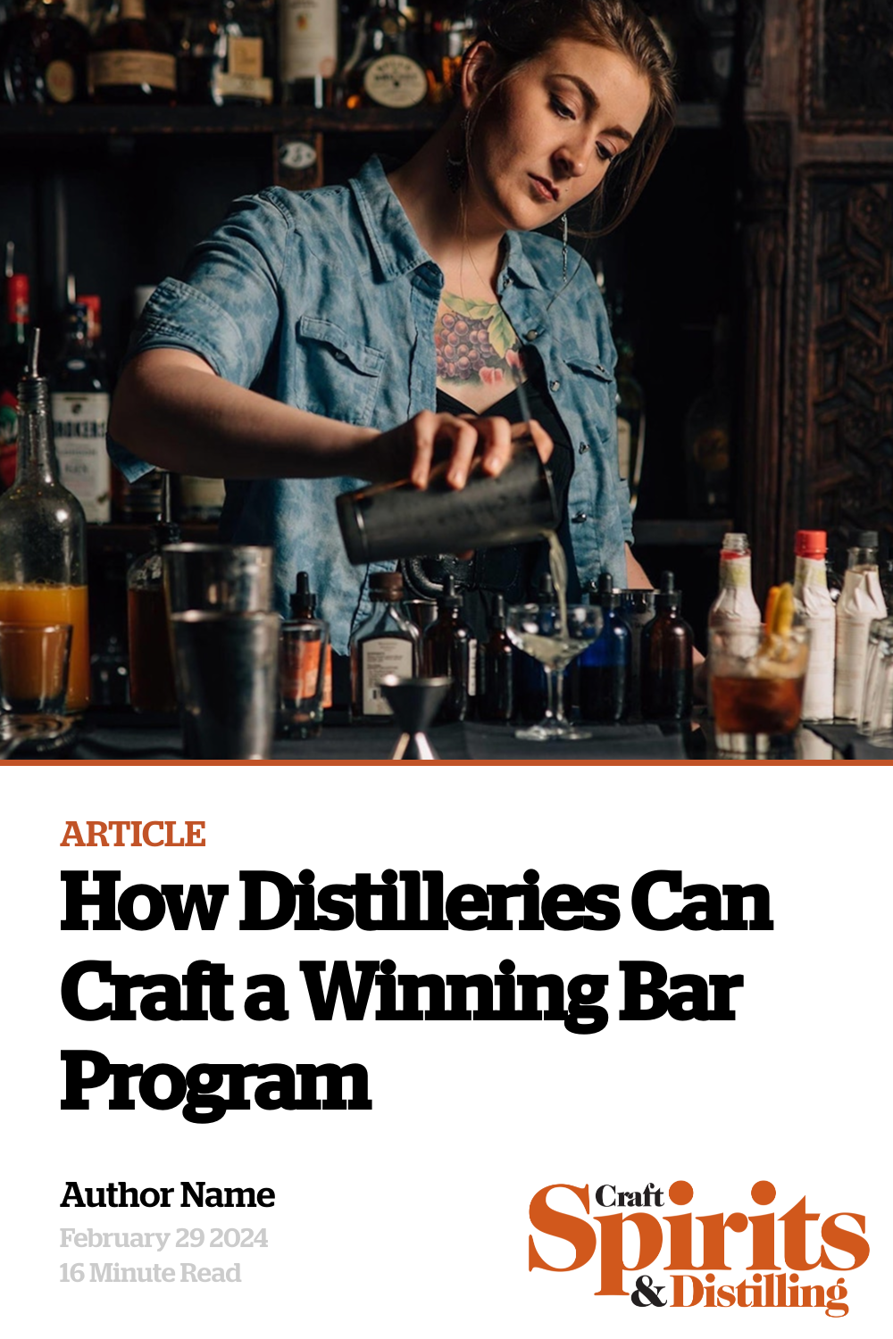 How Distilleries Can Craft a Winning Bar Program | Spirits & Distilling