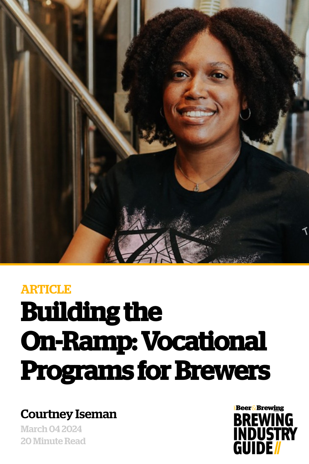 Building the On-Ramp: Vocational Programs for Brewers | Brewing ...