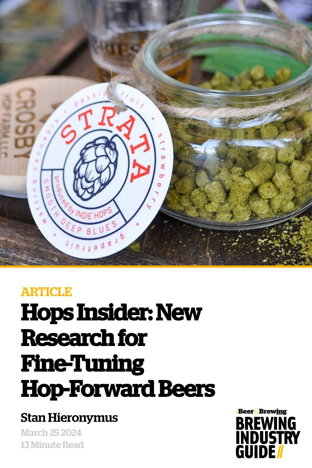 Hops Insider: New Research for Fine-Tuning Hop-Forward Beers | Brewing ...