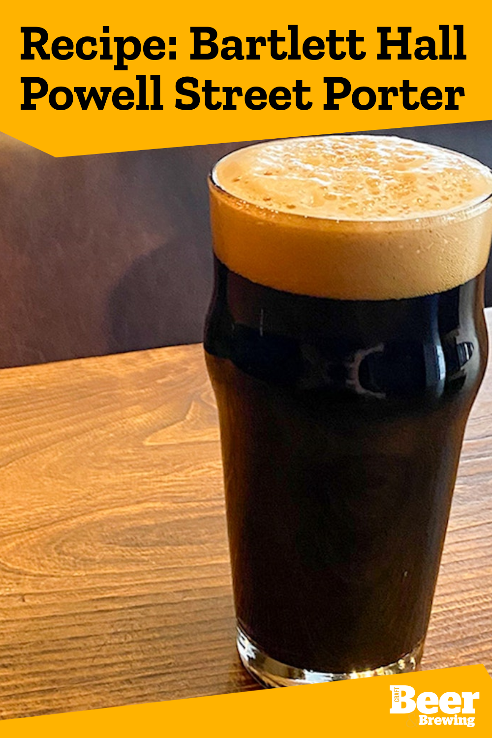 Recipe: Bartlett Hall Powell Street Porter | Craft Beer & Brewing