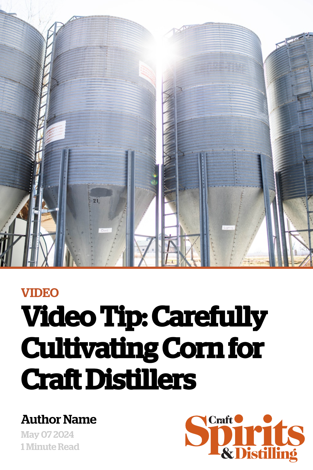 Video Tip: Carefully Cultivating Corn for Craft Distillers | Spirits ...
