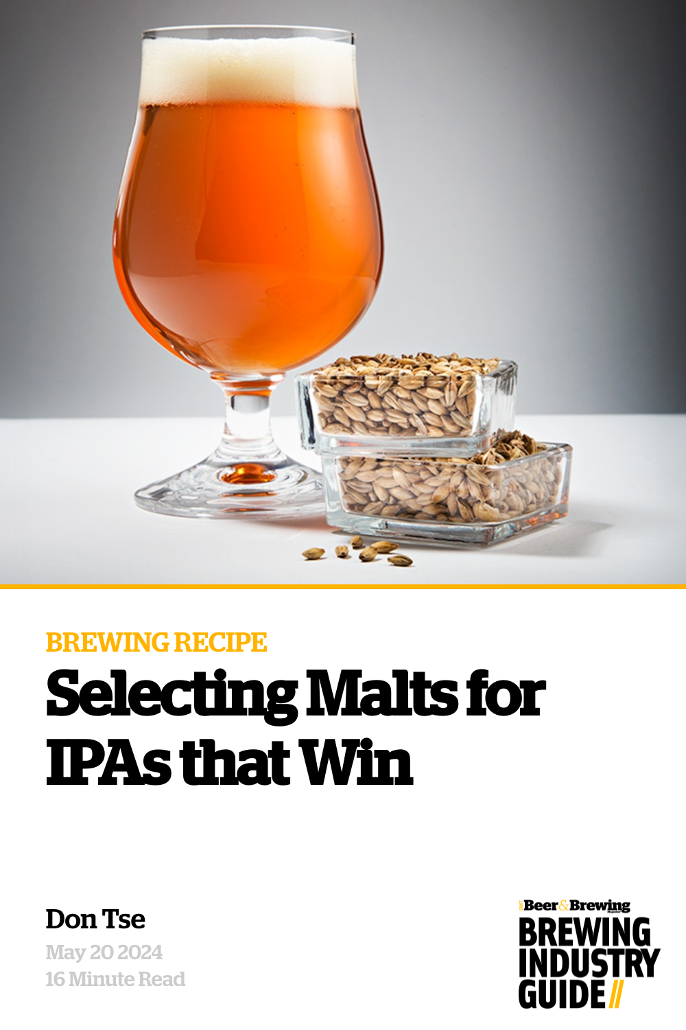 Selecting Malts for IPAs that Win | Brewing Industry Guide