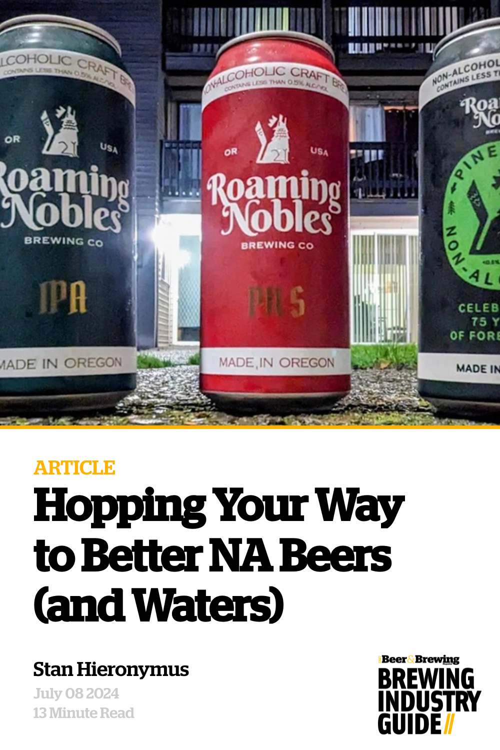 Hopping Your Way to Better NA Beers (and Waters) | Brewing Industry Guide