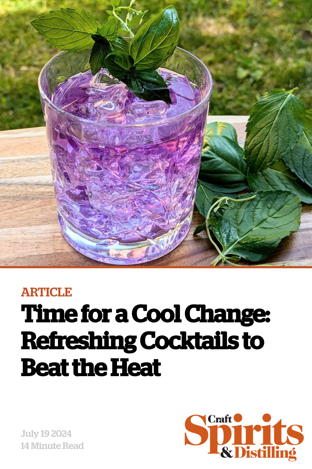Time for a Cool Change: Refreshing Cocktails to Beat the Heat | Spirits ...
