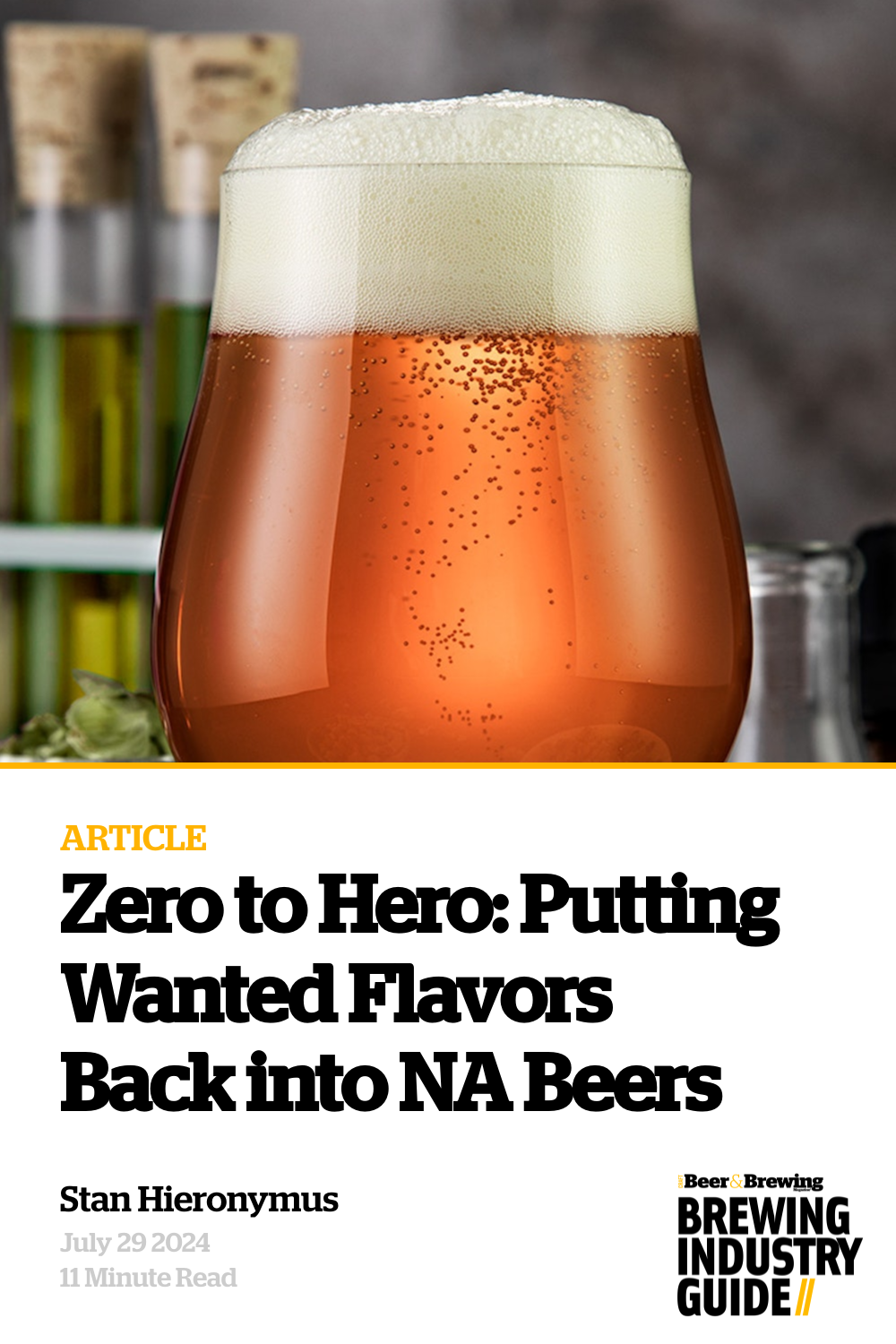 Zero to Hero: Putting Wanted Flavors Back into NA Beers | Brewing ...