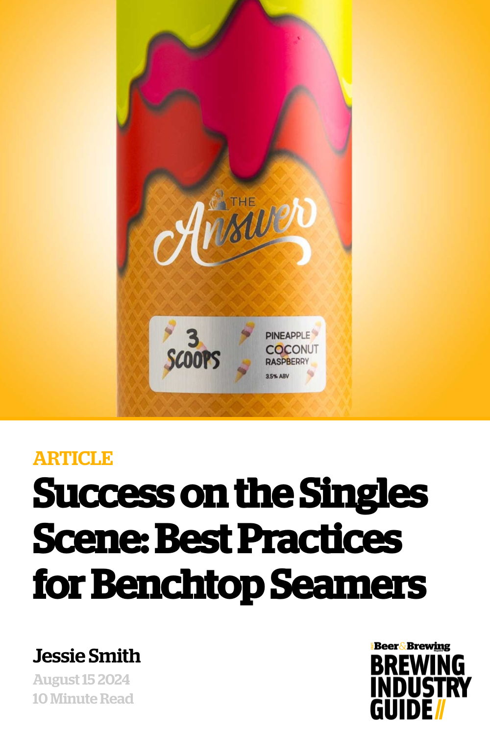 Success on the Singles Scene: Best Practices for Benchtop Seamers ...