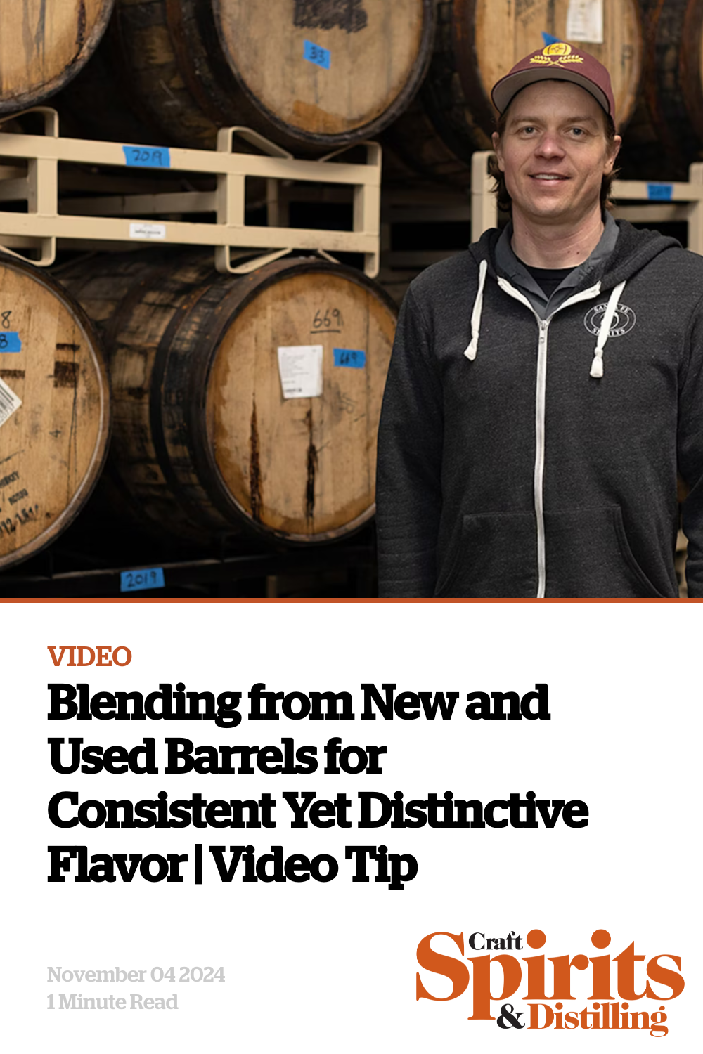 Blending from New and Used Barrels for Consistent Yet Distinctive ...